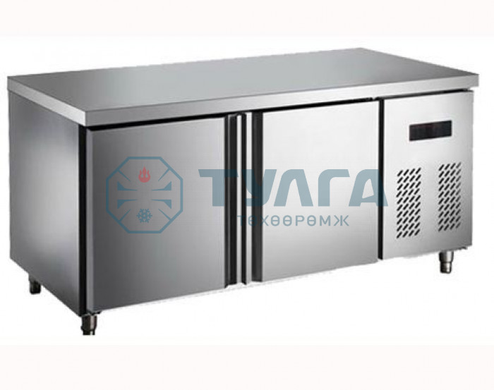 Хөргүүртэй бэлтгэлийн ширээ 1500х600